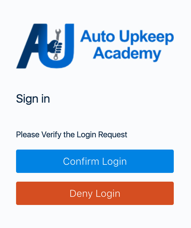 Login – Step by Step – Auto Upkeep Academy